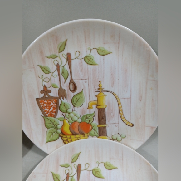 Allied Chemical | Dining | Vtg Set Of 8 Allied Chemical Melamine Melmac ...